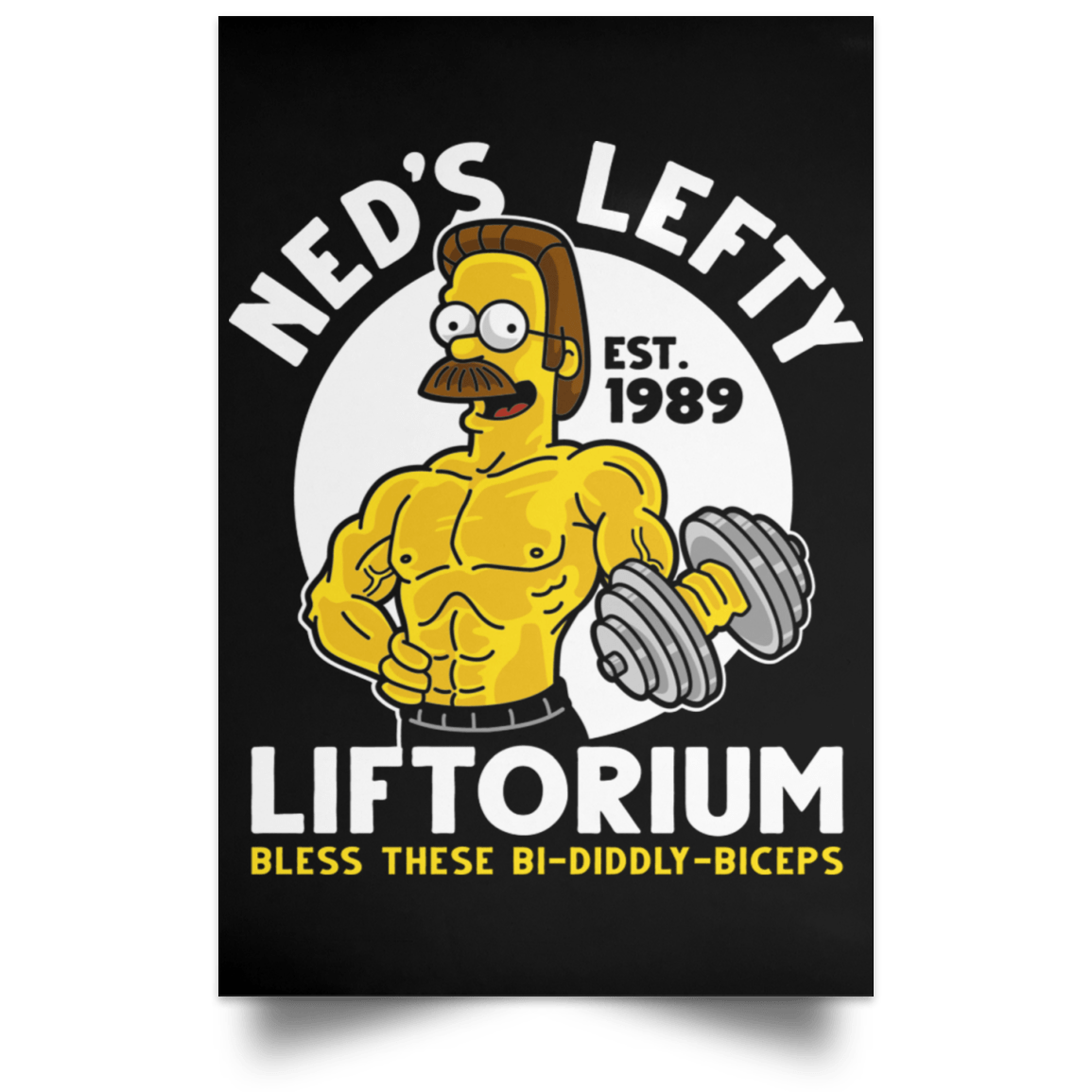 Flanders Gym Portrait Poster – Pop Up Tee