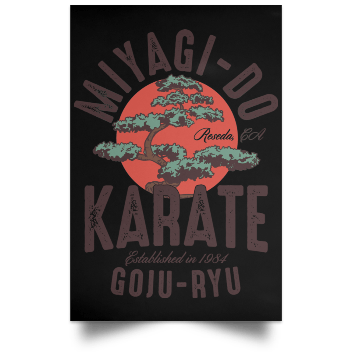 Miyagi-Do Portrait Poster – Pop Up Tee