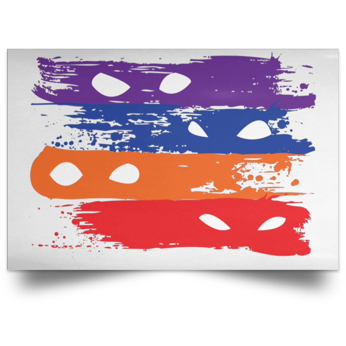 Ninja Flag Landscape Poster – Pop Up Tee
