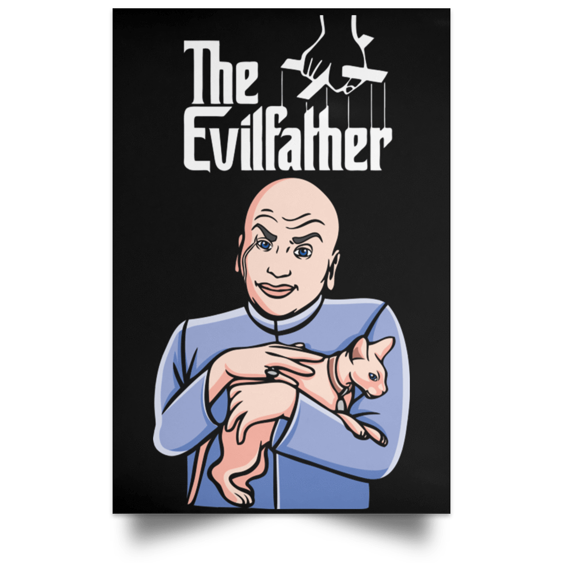 The Evilfather Portrait Poster – Pop Up Tee