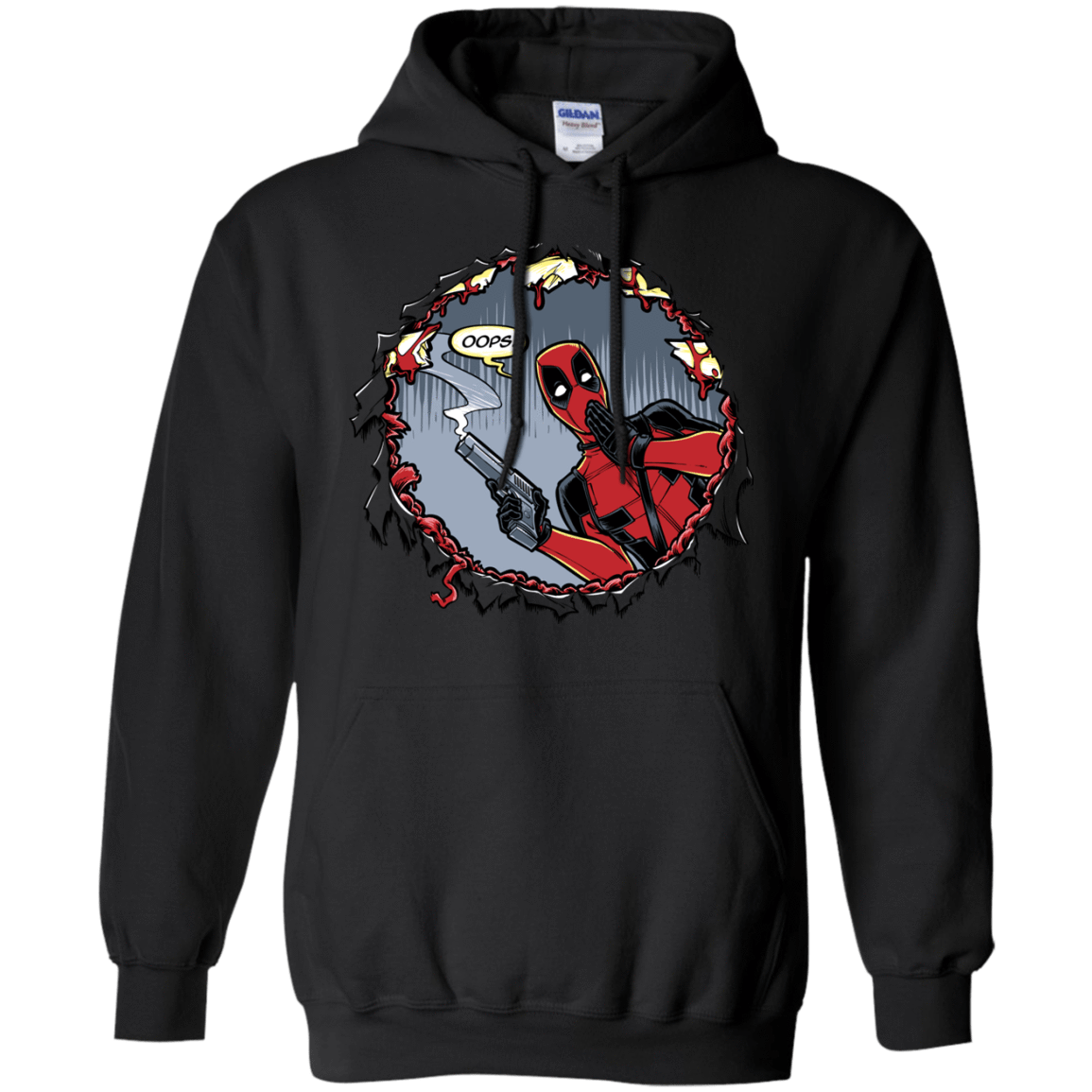 Deadpool 007 Pullover Hoodie – Pop Up Tee