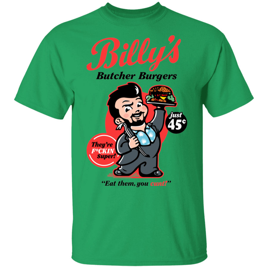 Billy Butcher Burgers T-Shirt – Pop Up Tee