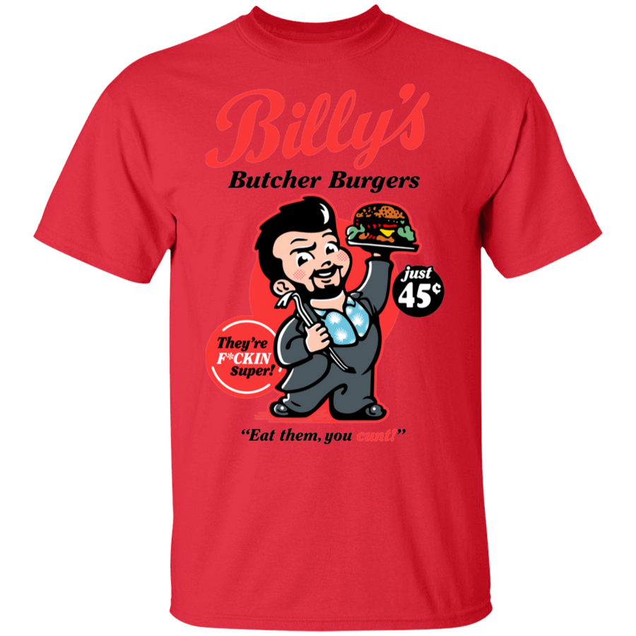 Billy Butcher Burgers T-Shirt – Pop Up Tee