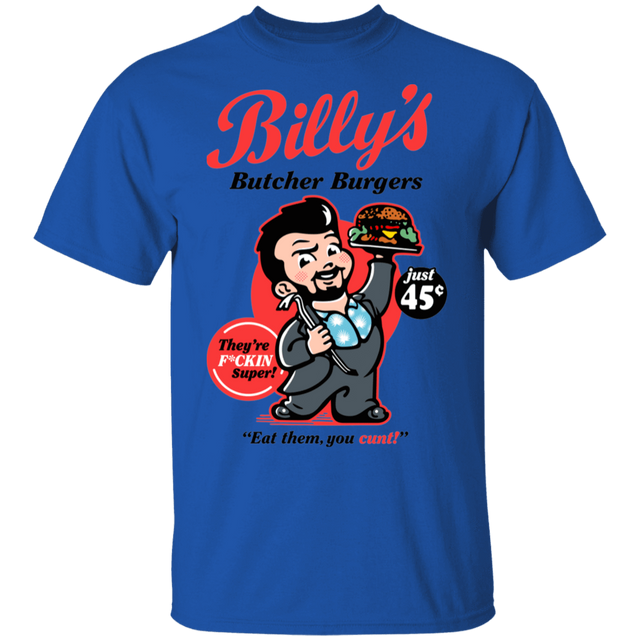 Billy Butcher Burgers T-Shirt – Pop Up Tee