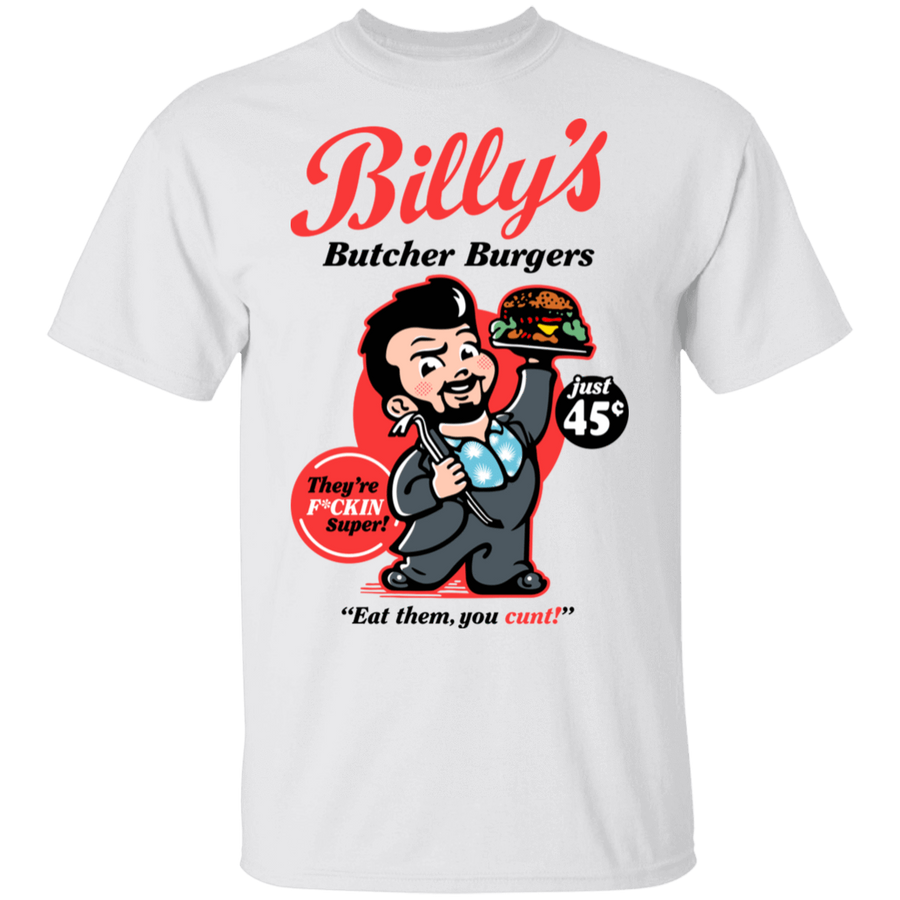 Billy Butcher Burgers T-Shirt – Pop Up Tee